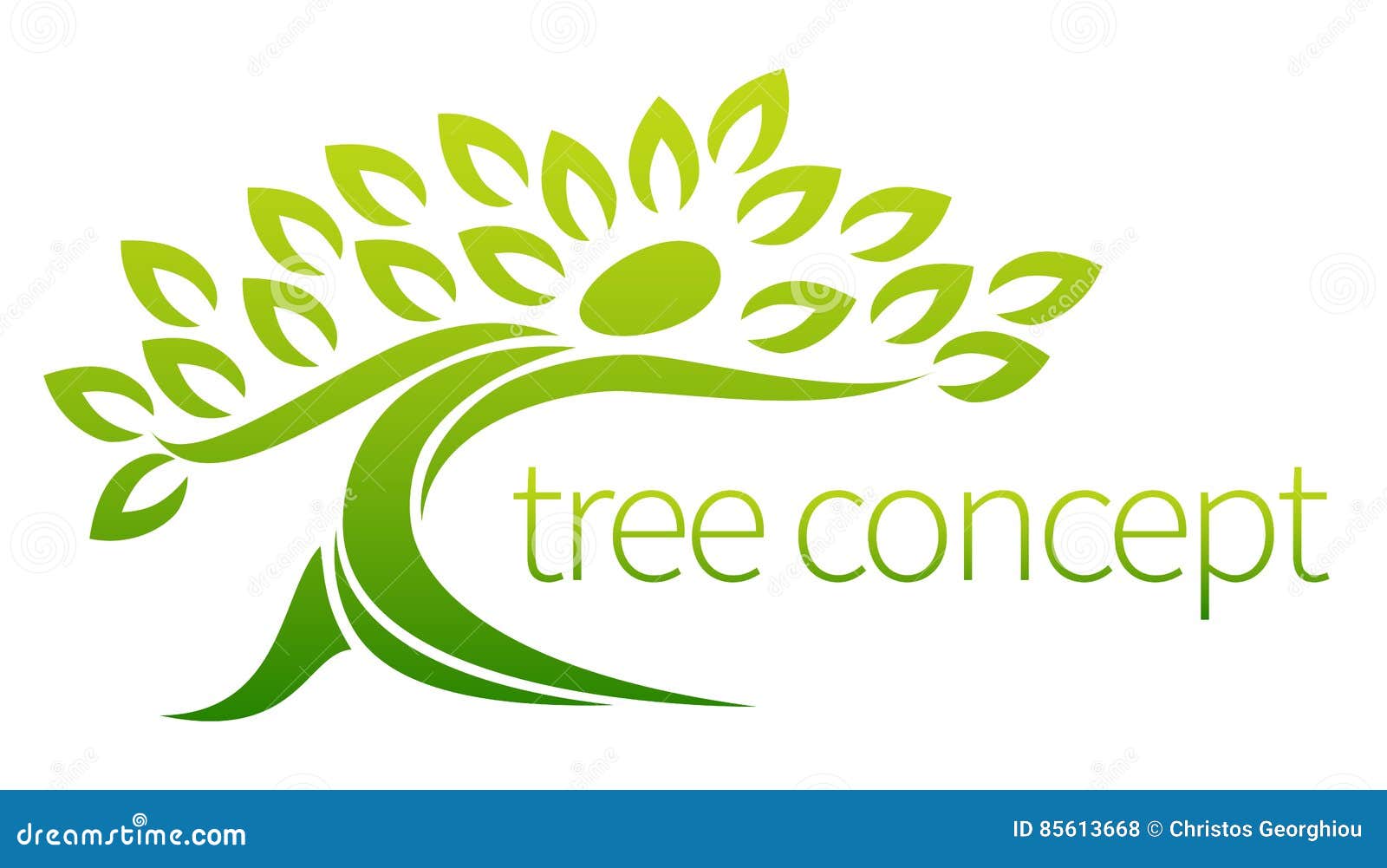 Person tree icon concept stock vector. Illustration of design - 85613668
