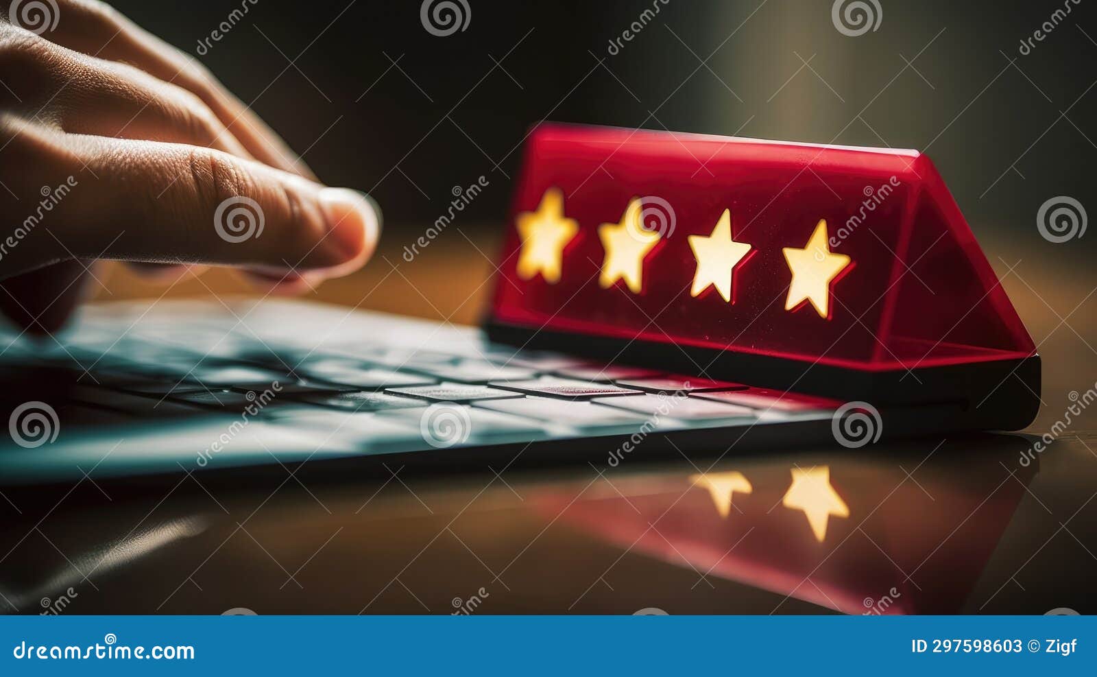 Person is Typing on Computer Keyboard with Their Right Hand. the Cursor ...