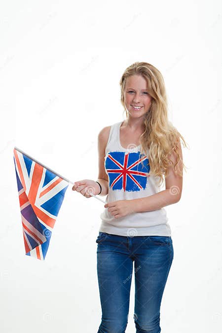 Person with union flag stock photo. Image of union, event - 37829310