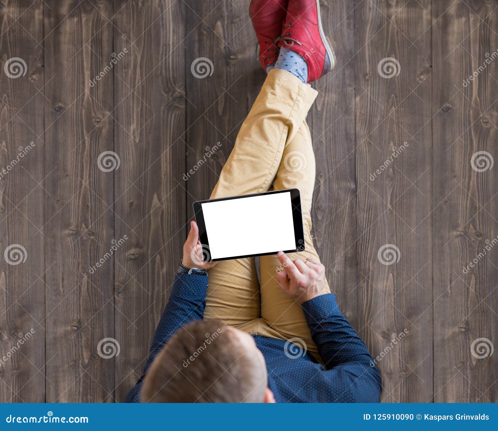 Person Using Digital Tablet. Stock Photo - Image of lifestyle, finger ...