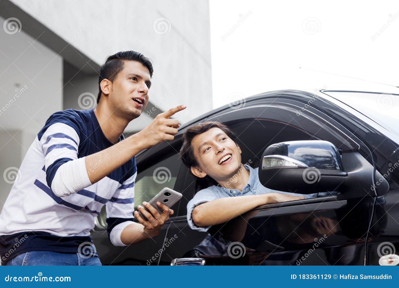 Person Using an E-hailing Service. Modern Life Stock Image - Image of ...