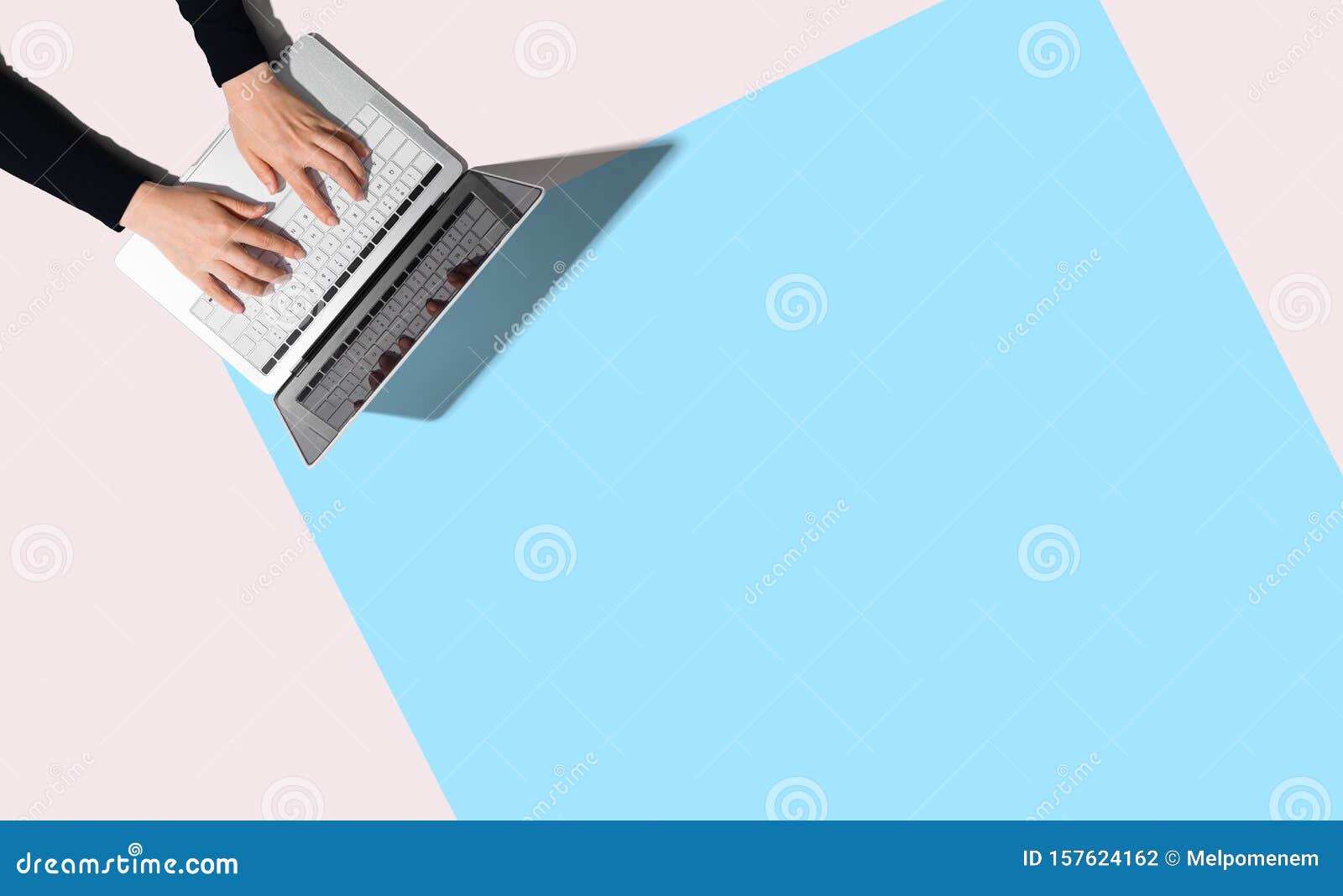 Person Using a Laptop Computer Stock Photo - Image of arms, technology ...