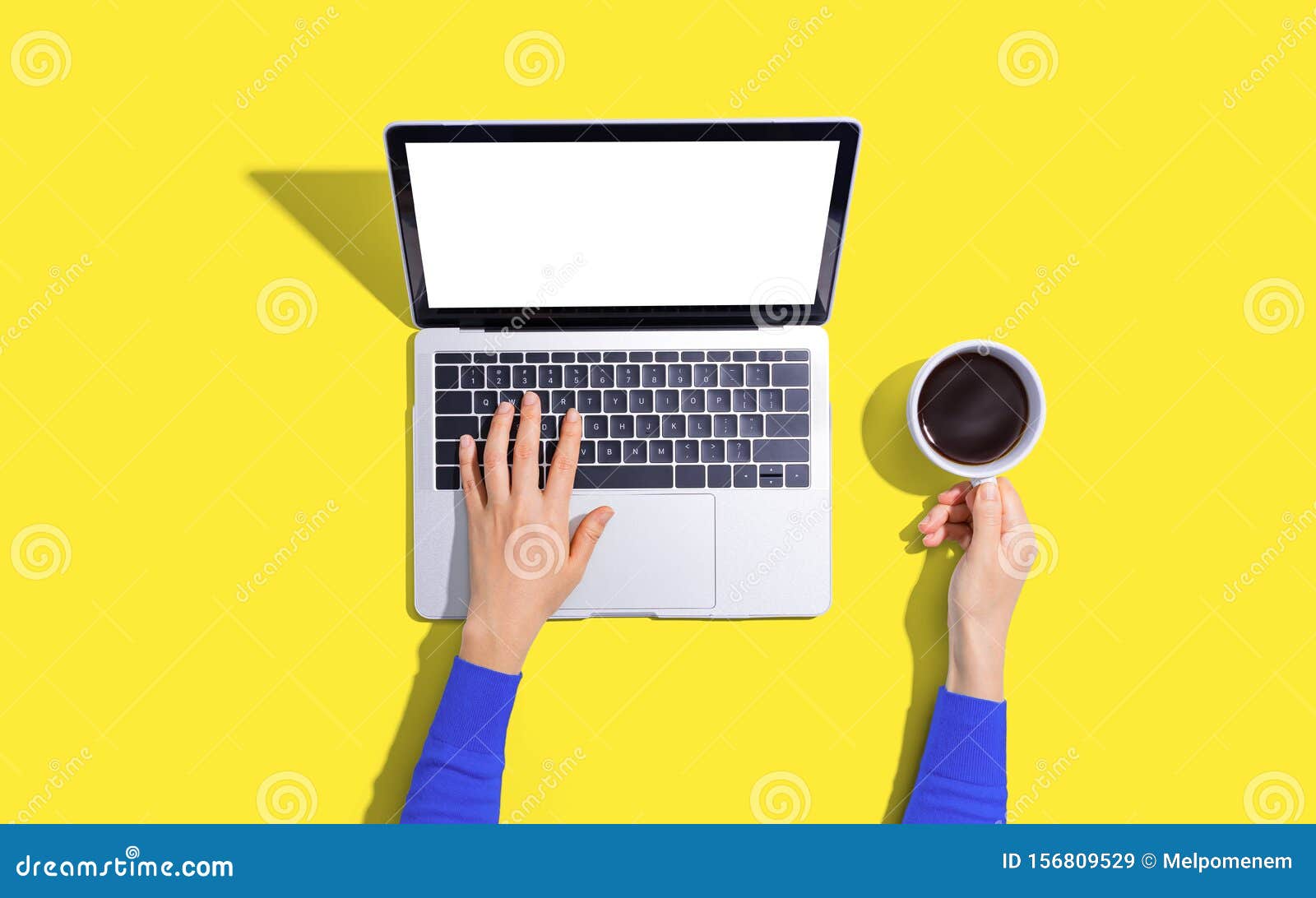 Person Using a Laptop Computer Stock Image - Image of desk, technology ...