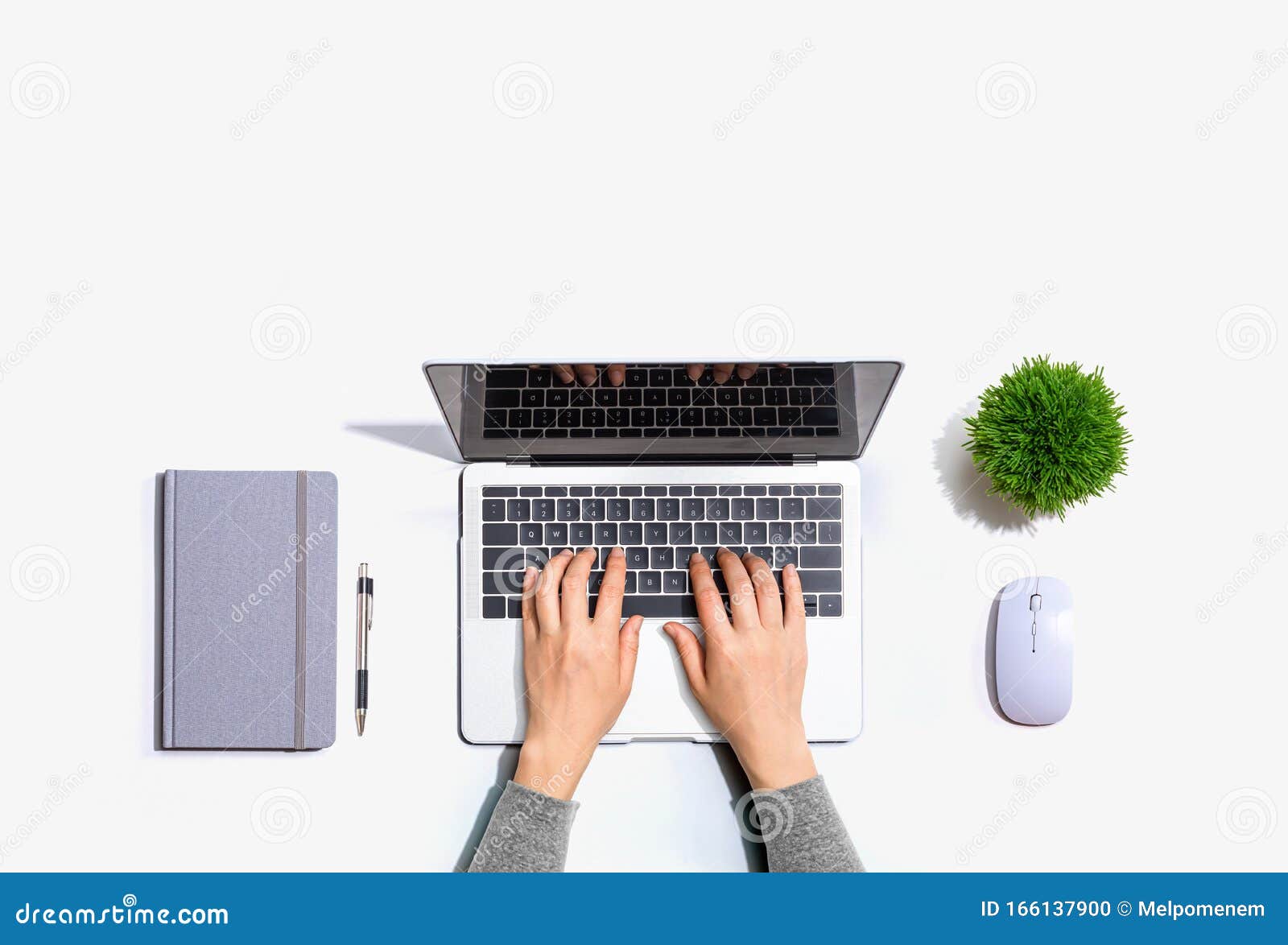 Person Using a Laptop Computer Stock Photo - Image of modern, mouse ...