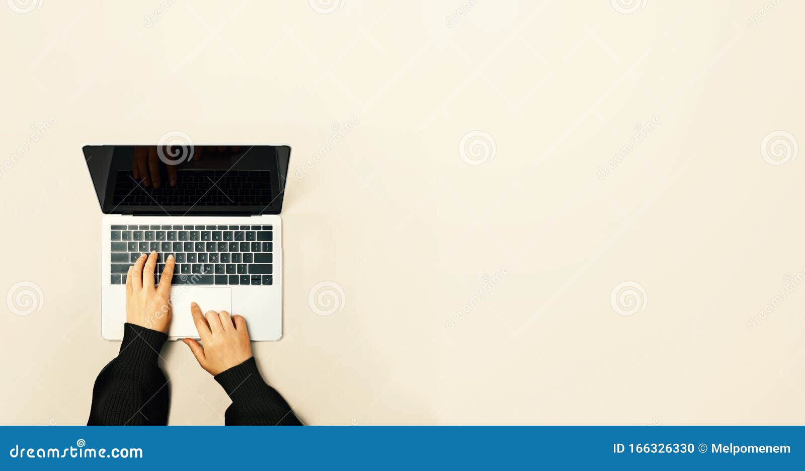 Person Using a Laptop Computer Stock Photo - Image of flatlay, finance ...