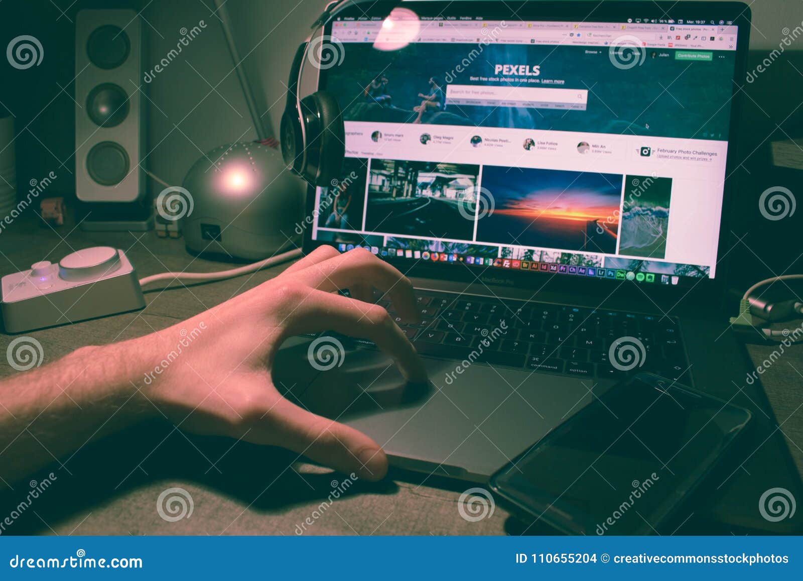 Person Using Macbook Pro Picture. Image: 110655204