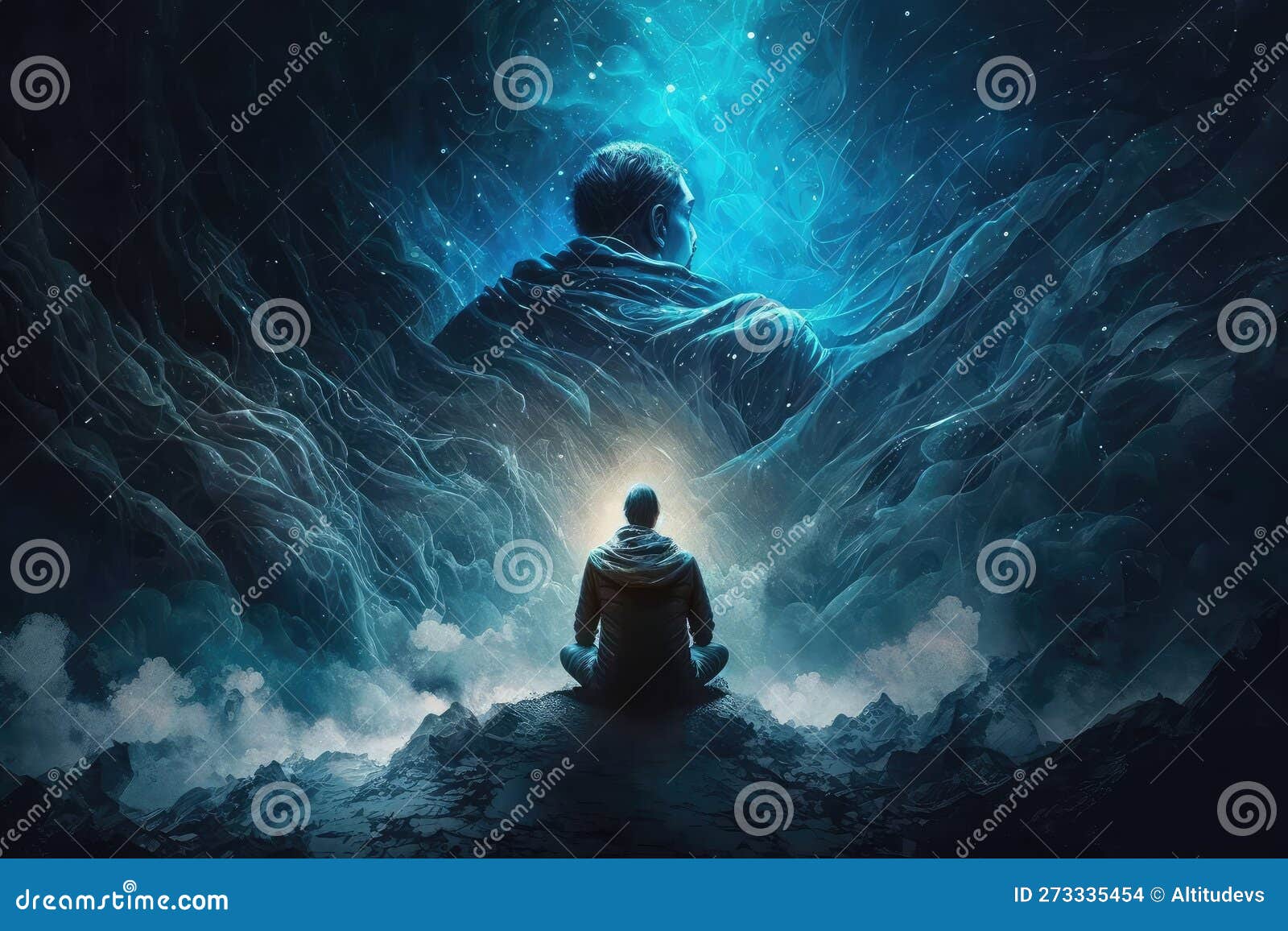 Person, Using Neural Network To Solve Difficult Math Problem Stock ...