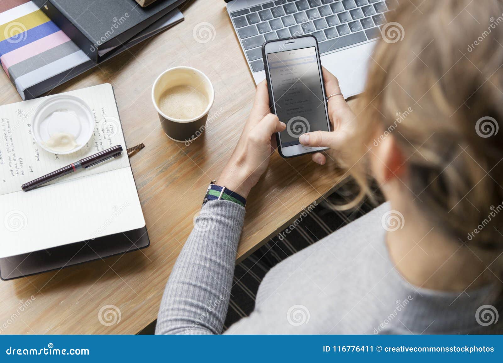 Person Using Smartphone Picture. Image: 116776411