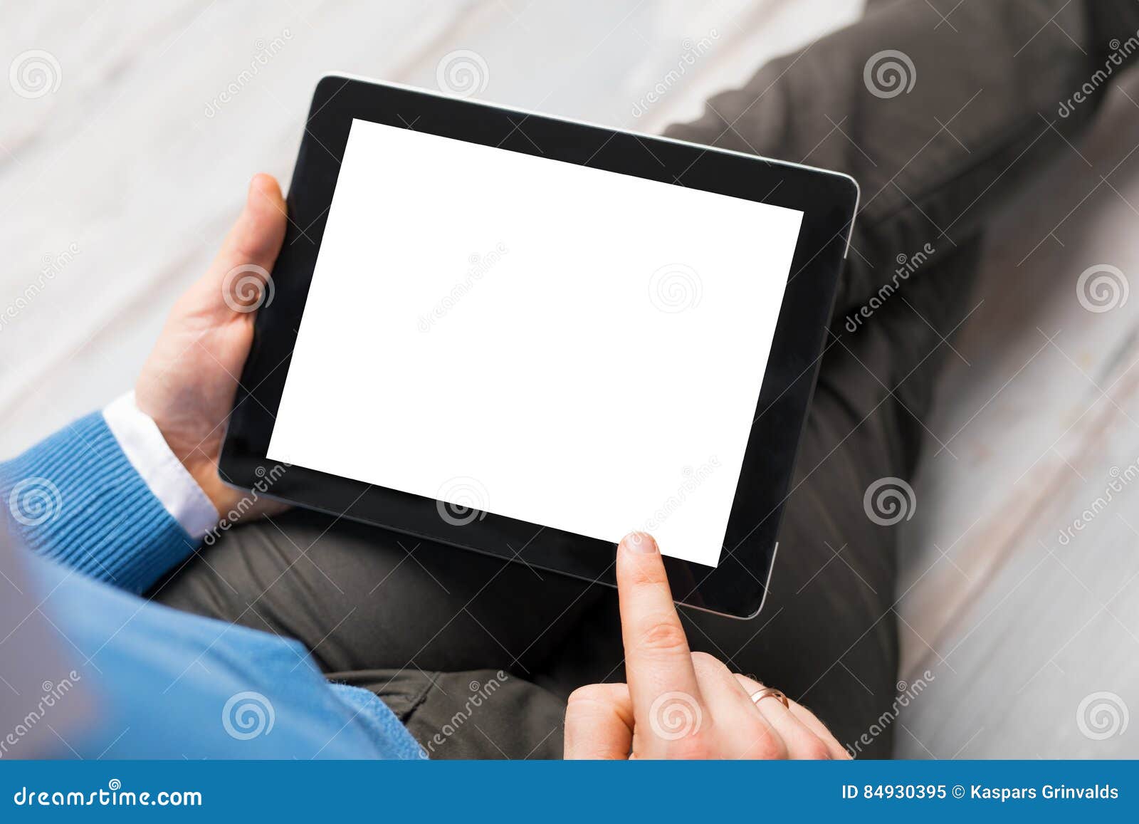 Person Using Tablet Computer Stock Image - Image of person, smart: 84930395