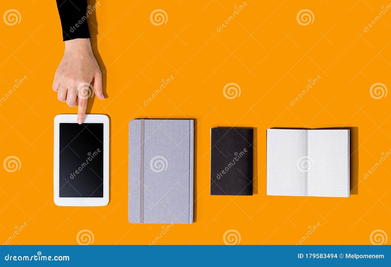 Person Using a Tablet Computer Stock Photo - Image of business ...