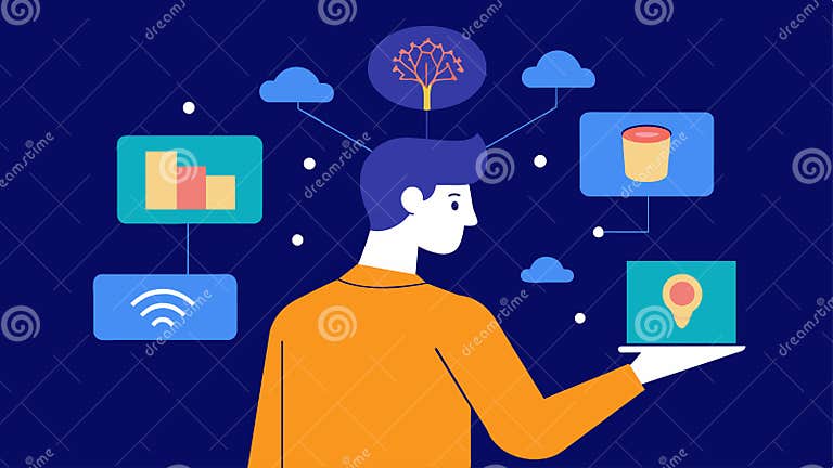 A Person Using Visualization Techniques To Create Mental Images of ...