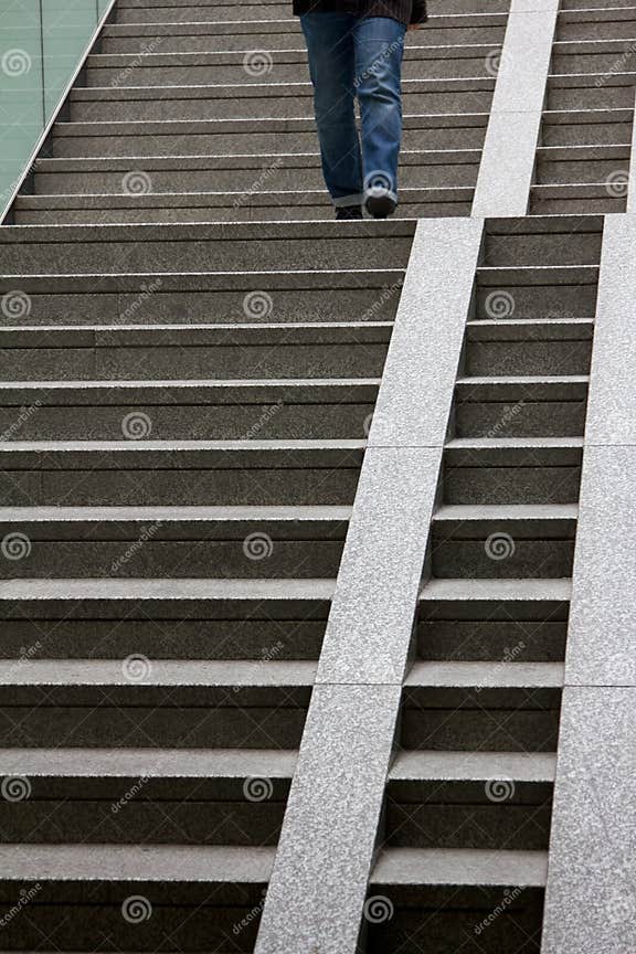 Person walking down stairs stock image. Image of caucasian - 27365059