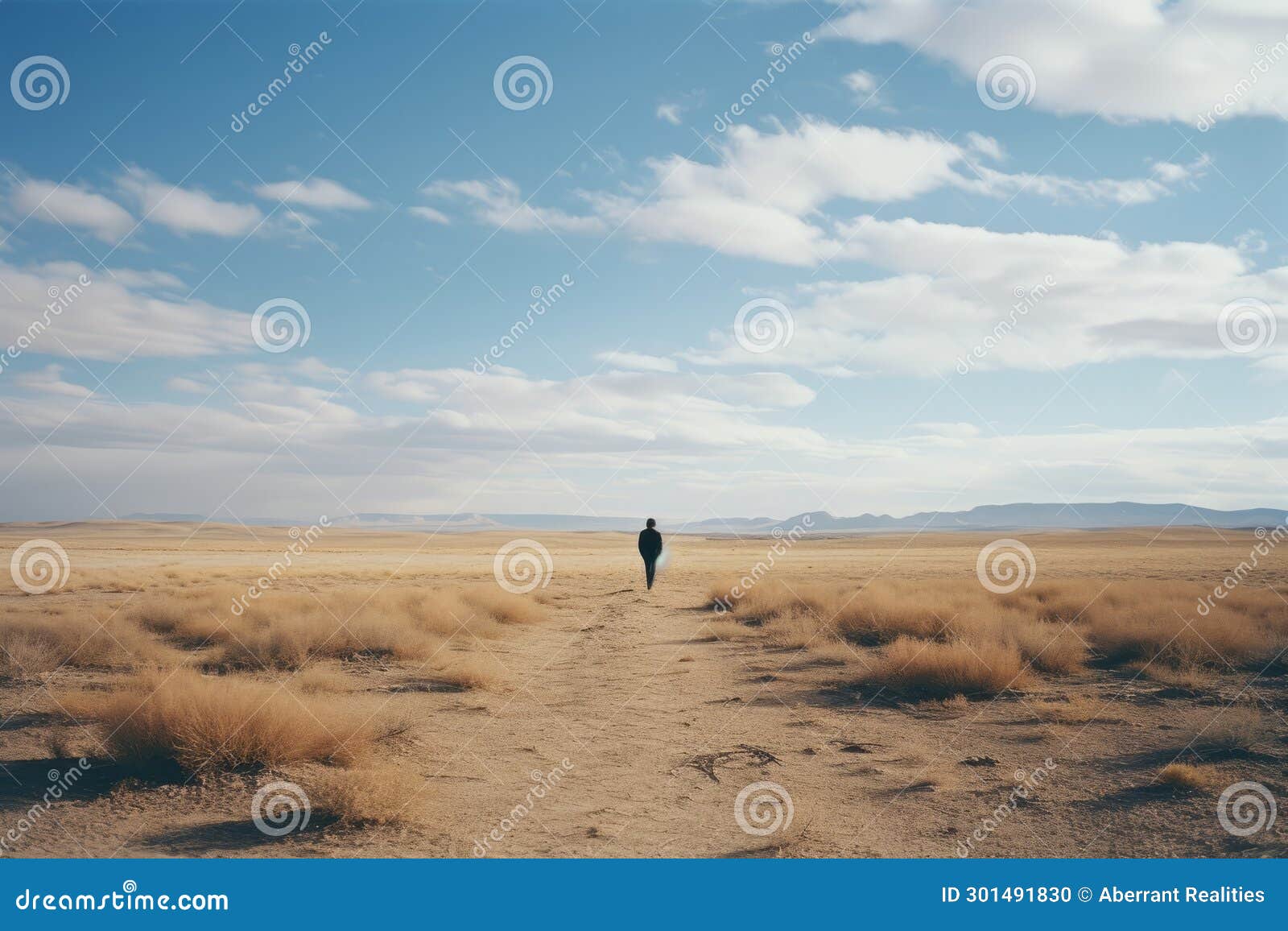 Person In The Desert A Post Apocalyptic Story Where A Survivor Wanders ...