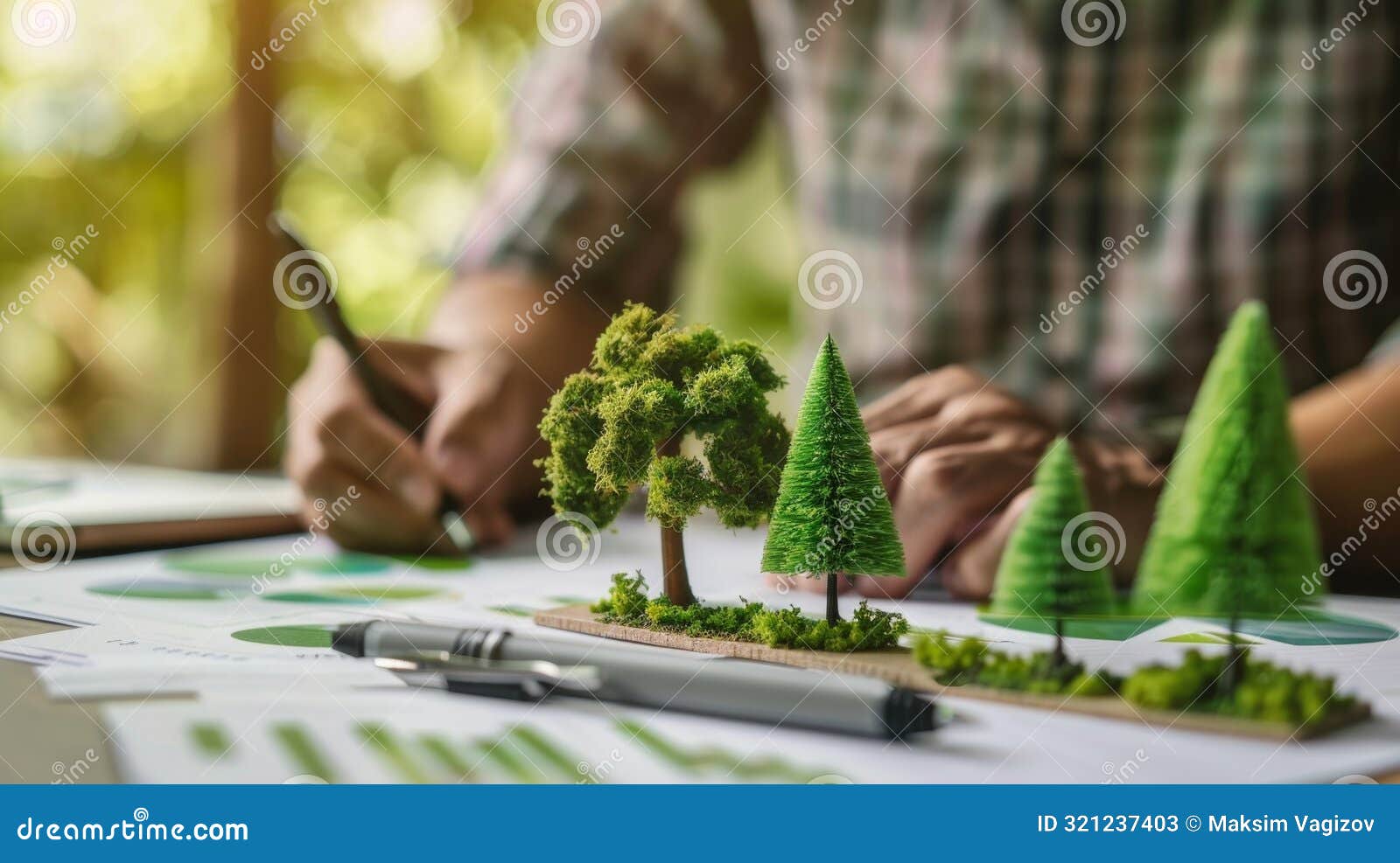 Creative Ecological Planning Concept, Generative AI Stock Image - Image ...