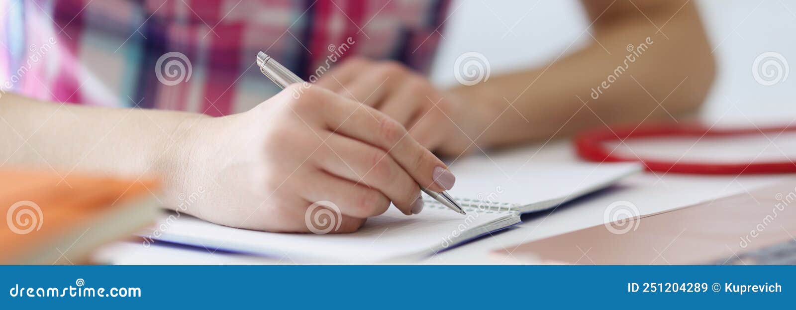 Person Writing Down Ideas in Diary, Making Notes for Future, Planning ...