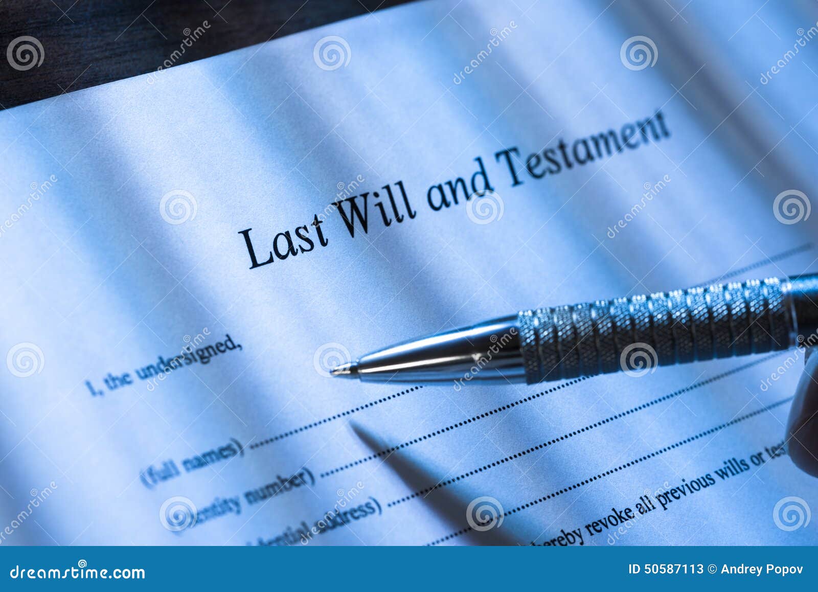Writing You Last Will And Testament Stock Image | CartoonDealer.com ...