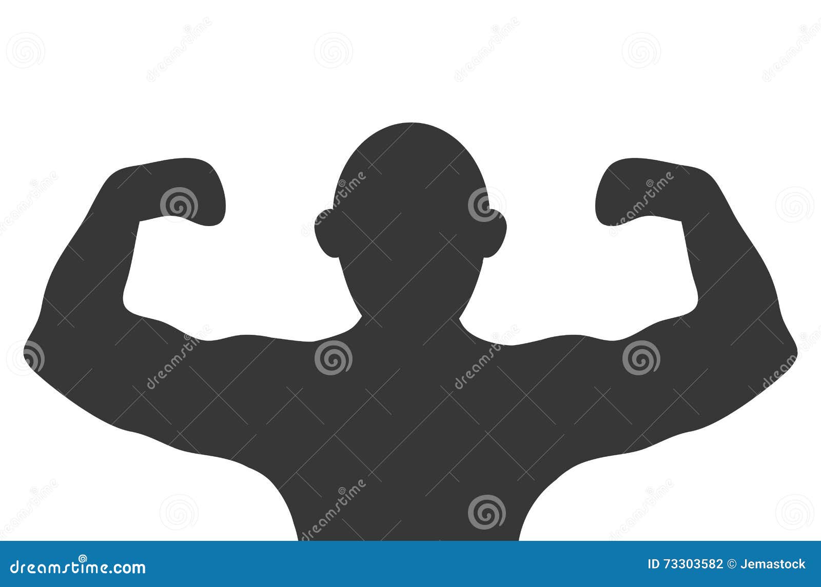 Persona Calva Que Dobla Los Brazos Foto de archivo - Imagen de ...