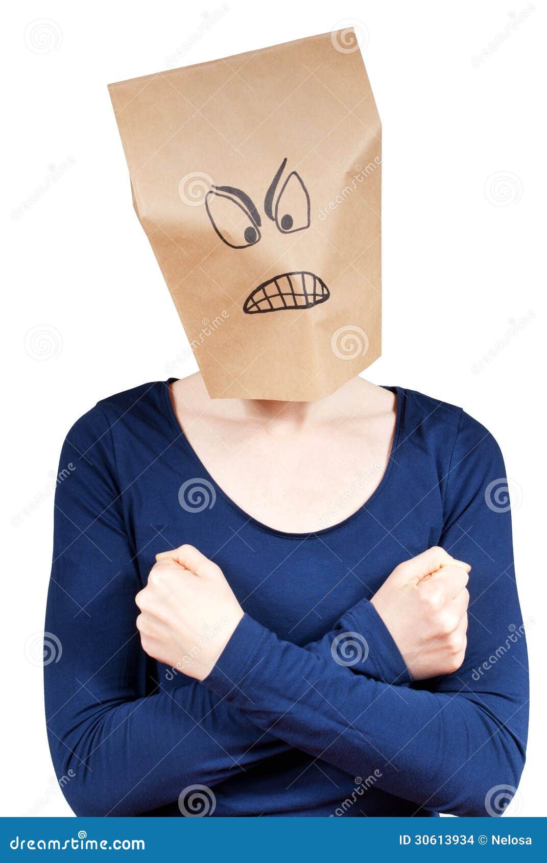 Persona Enojada Que Se Defiende Foto de archivo - Imagen de copia ...