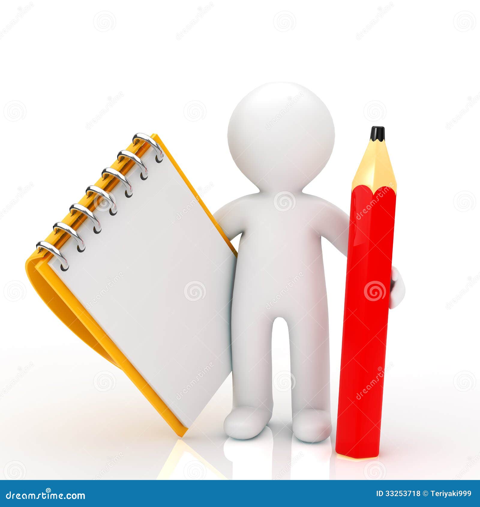 Persona que toma notas stock de ilustración. Ilustración de pista ...