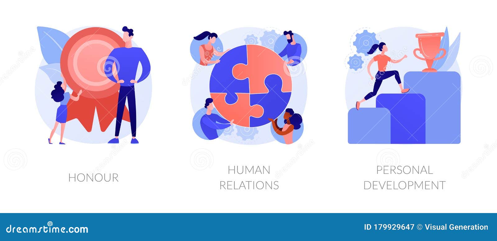 Personal Achievement and Employees Training Abstract Concept Vector ...