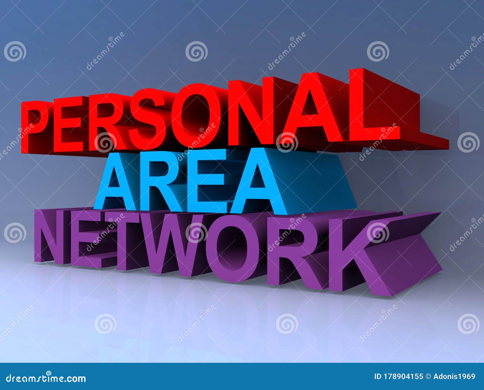 Personal area network stock illustration. Illustration of cyberspace ...