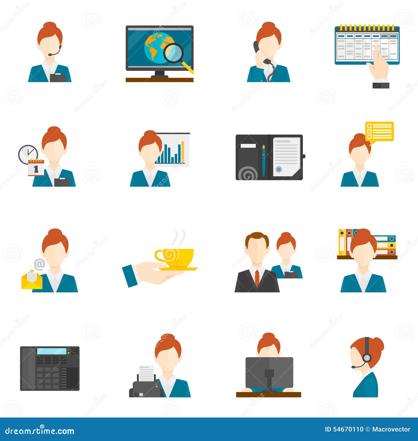 Personal Assistant Cartoon