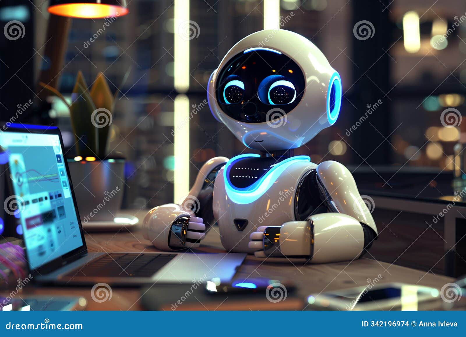 Personal Assistant Robots Organizing Schedules and Reminders for Users ...