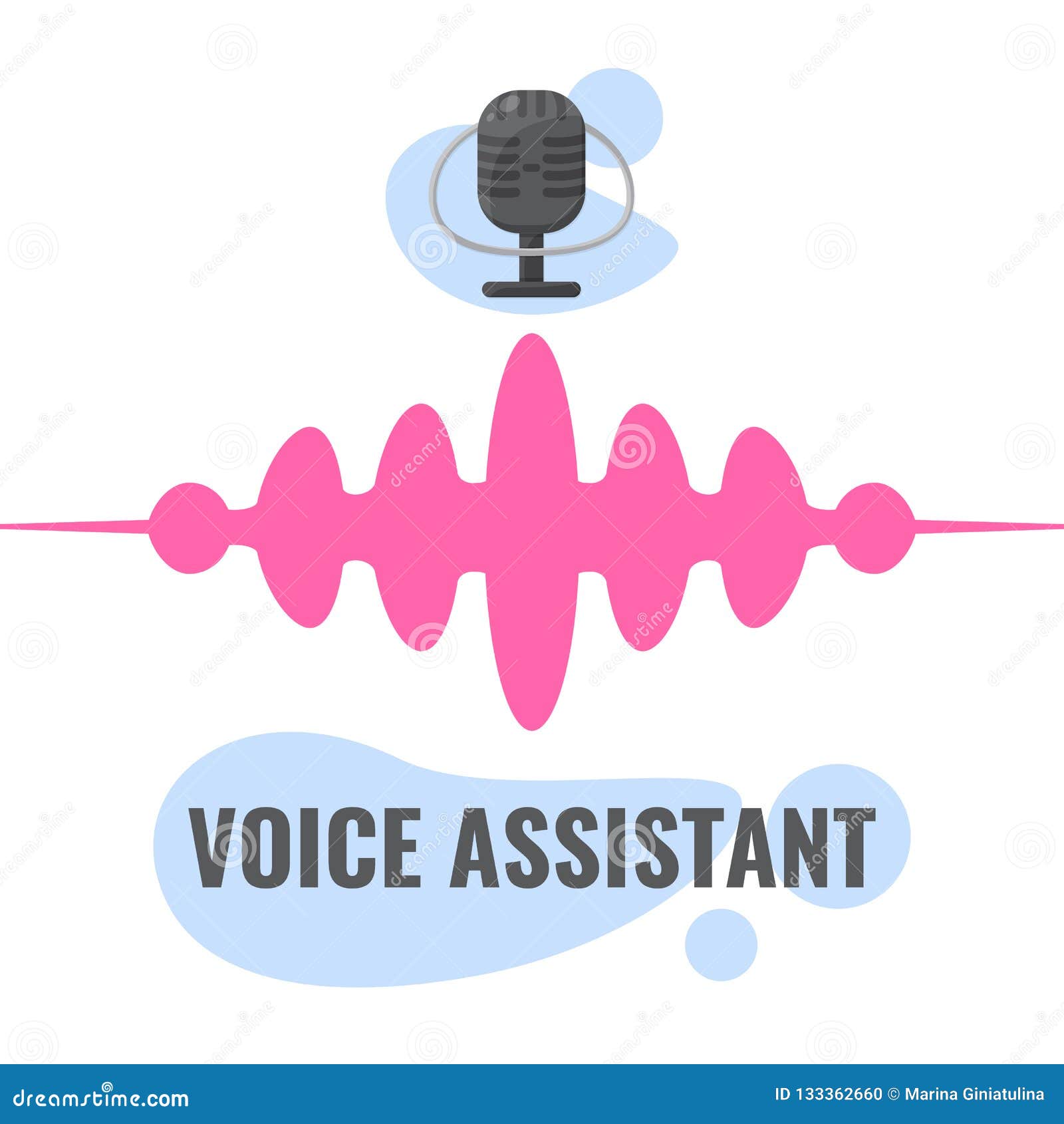 Personal Assistant and Voice Recognition Concept. Microphone and ... Personal Assistant and Voice Recognition Concept. Microphone and ...