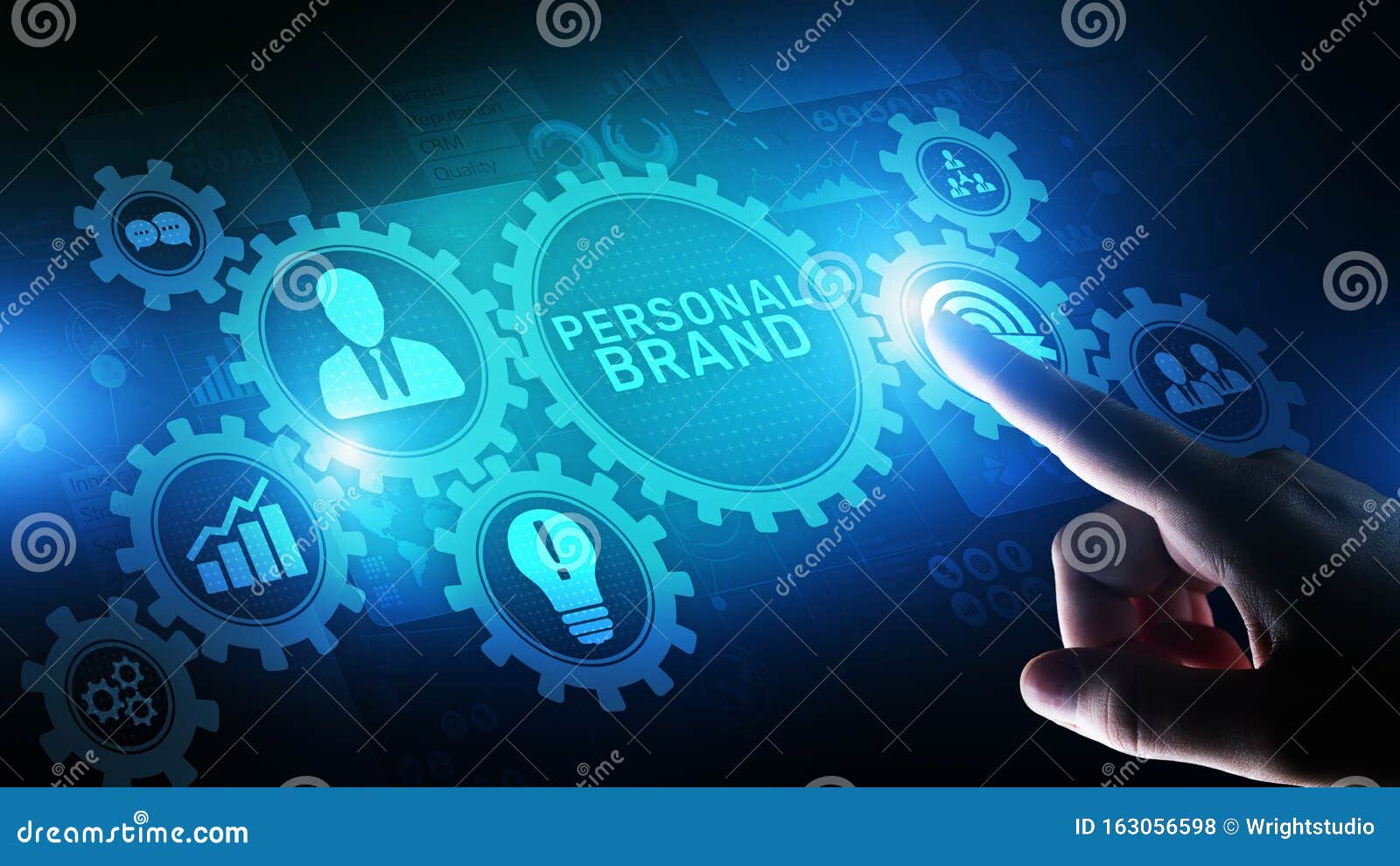 Personal Branding Brand Development Business Education Concept. Stock ...