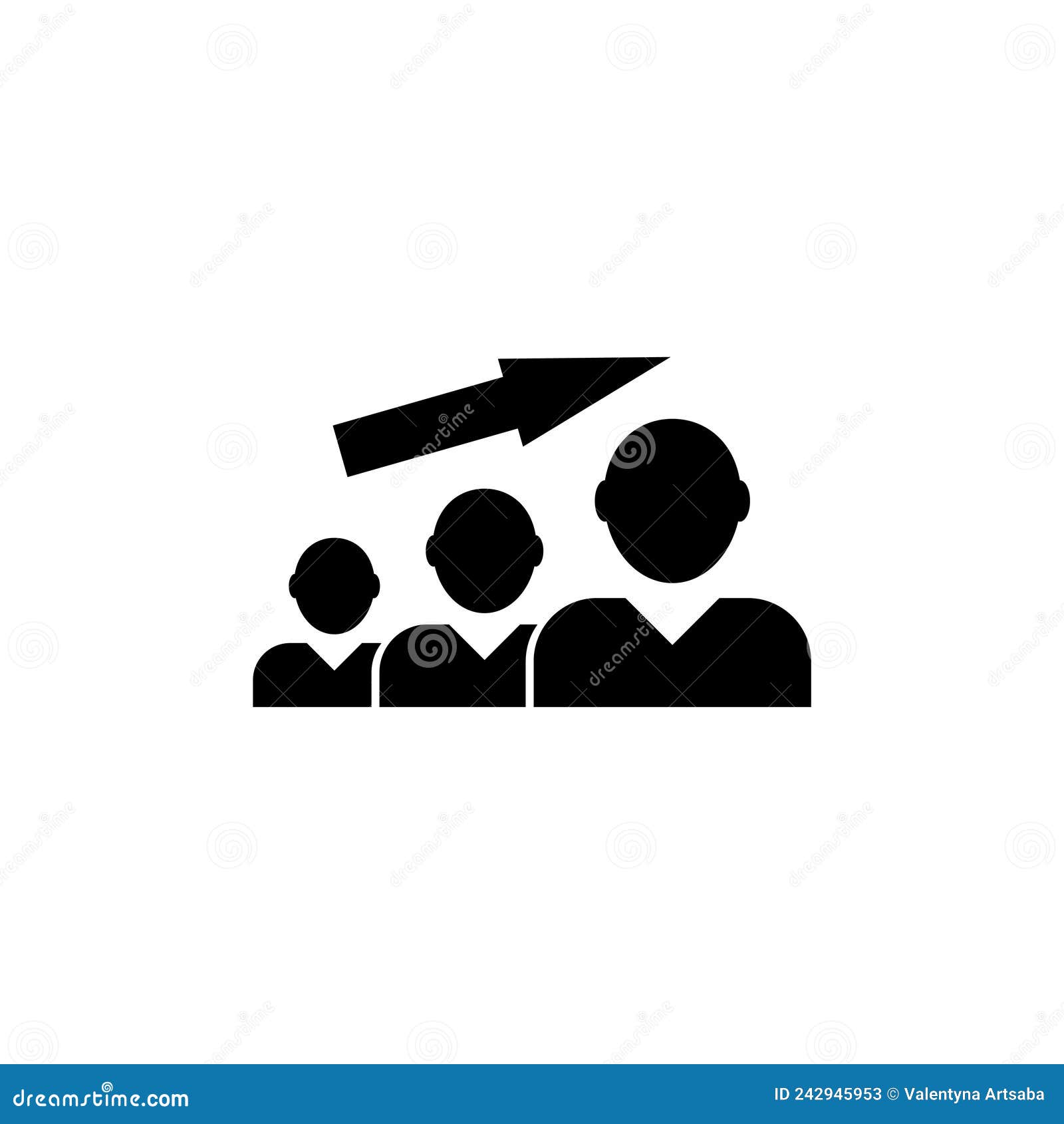 Personal Career Growth, Developer Progress. Flat Vector Icon ...