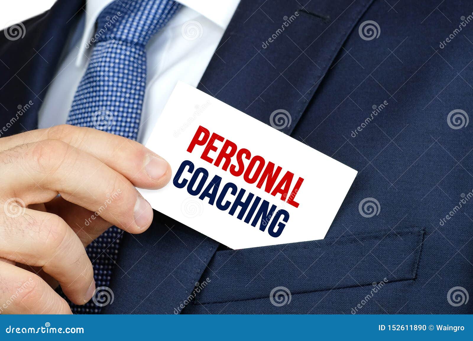 PERSONAL COACHING - Business Advertising Card Stock Photo - Image of ...