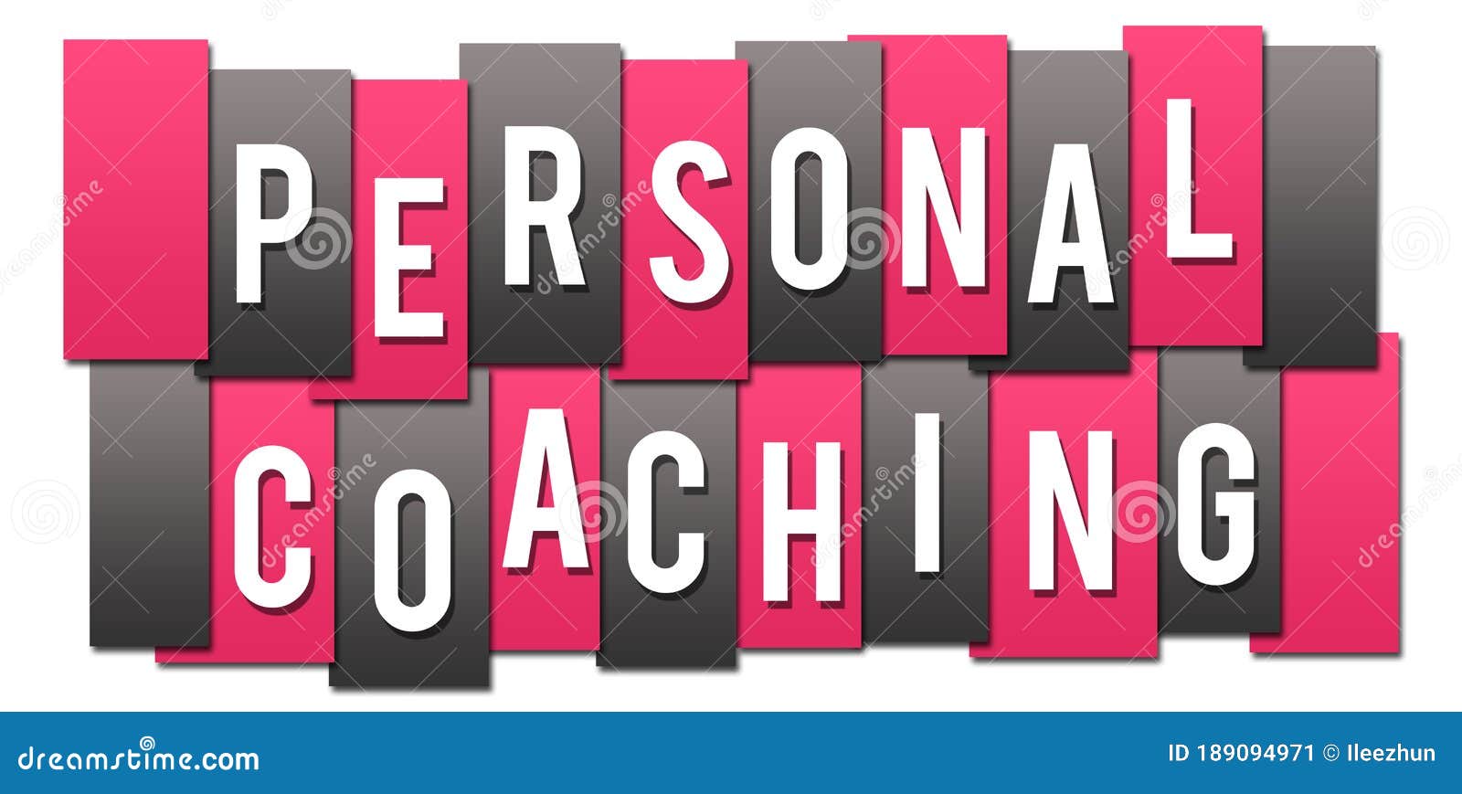 Personal Coaching Pink Grey Stripes Group Stock Illustration ...