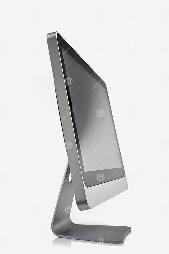 Personal Computer All in One Stock Image - Image of aluminum, wide ...