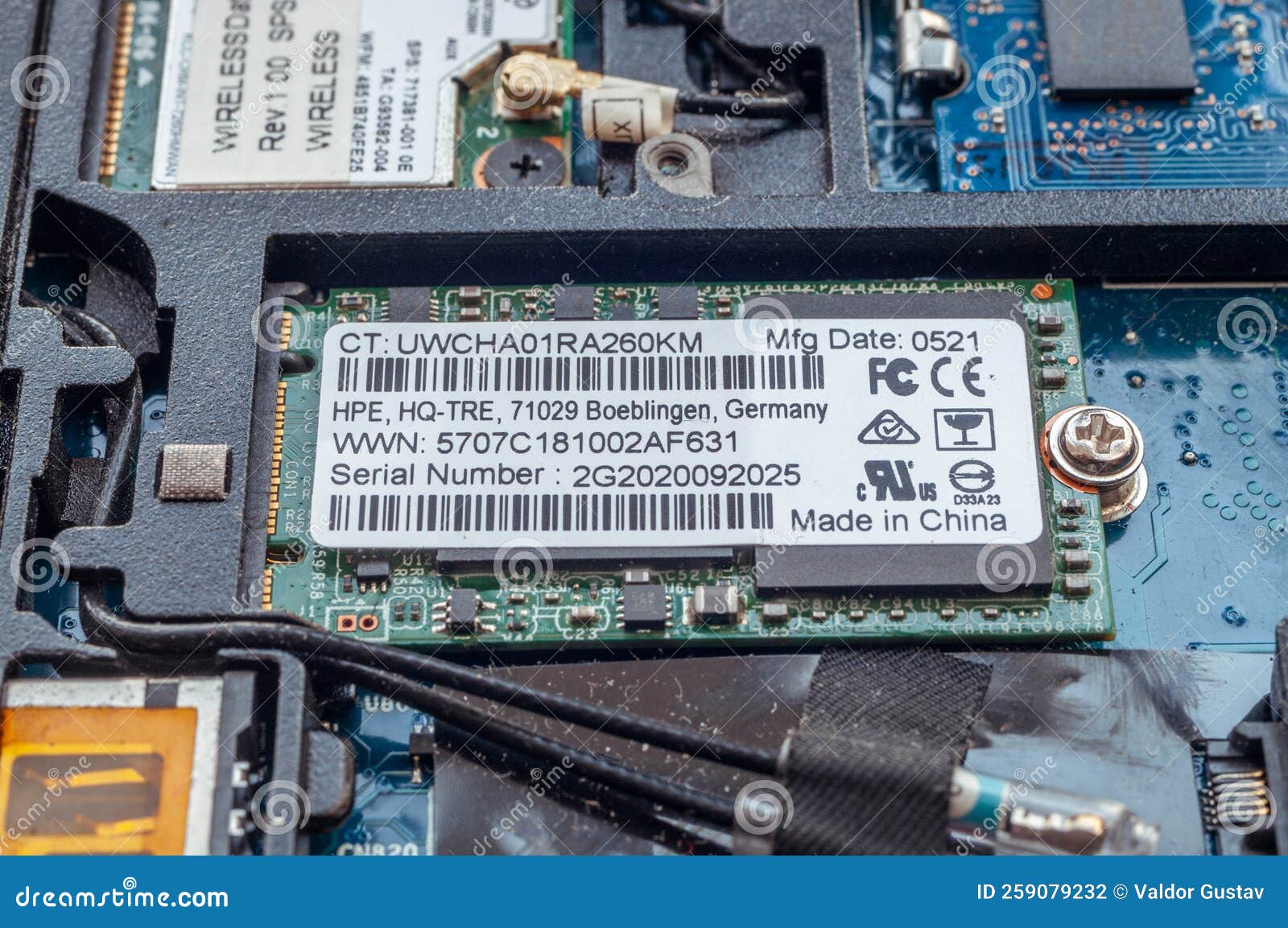 Personal computer hardware stock photo. Image of close - 259079232