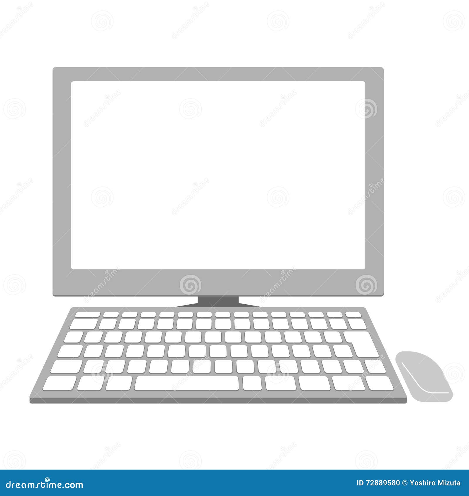 Personal Computer of Illustration Stock Vector - Illustration of ...