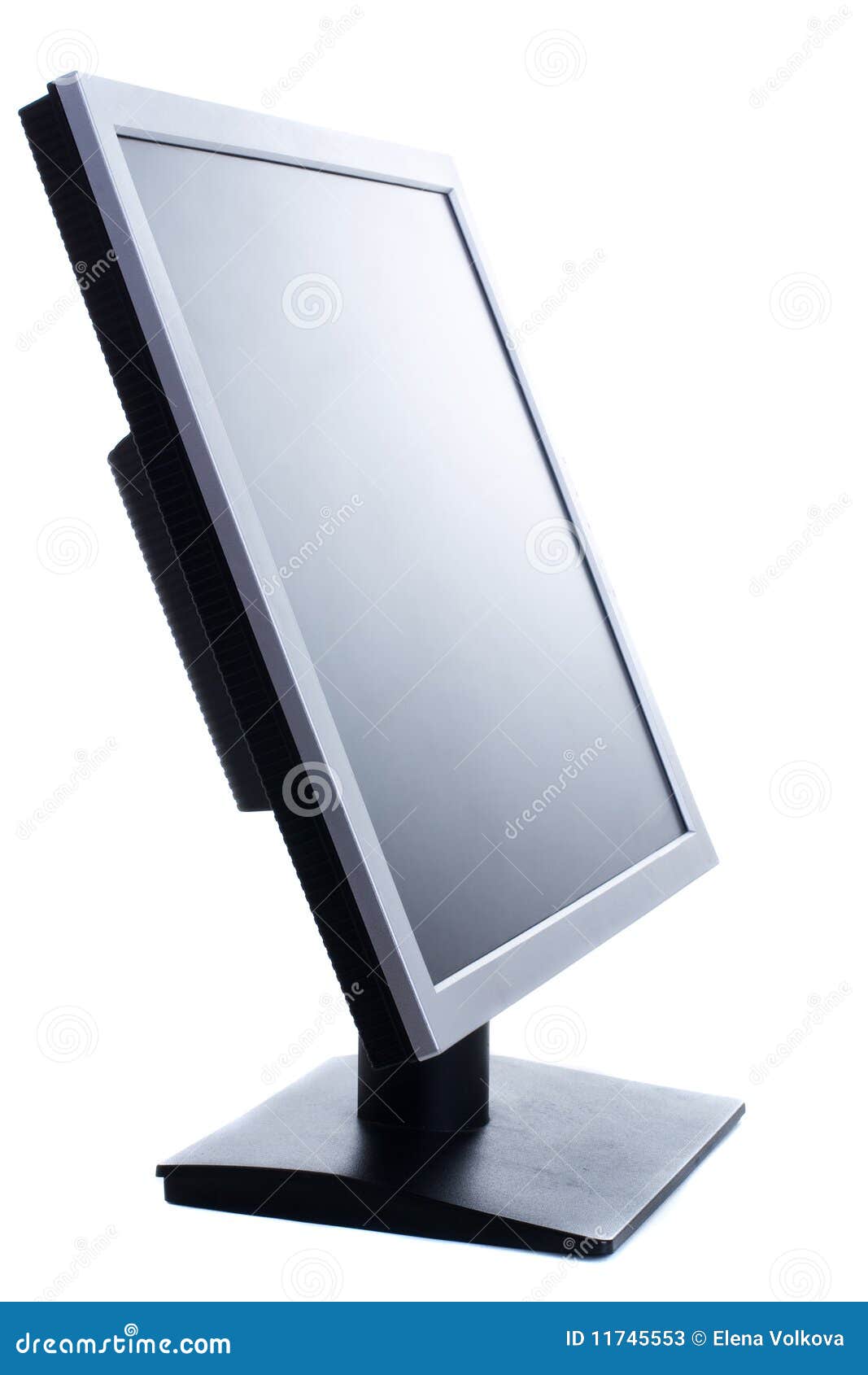 Personal Computer Isolated On The White Background Stock Image Image