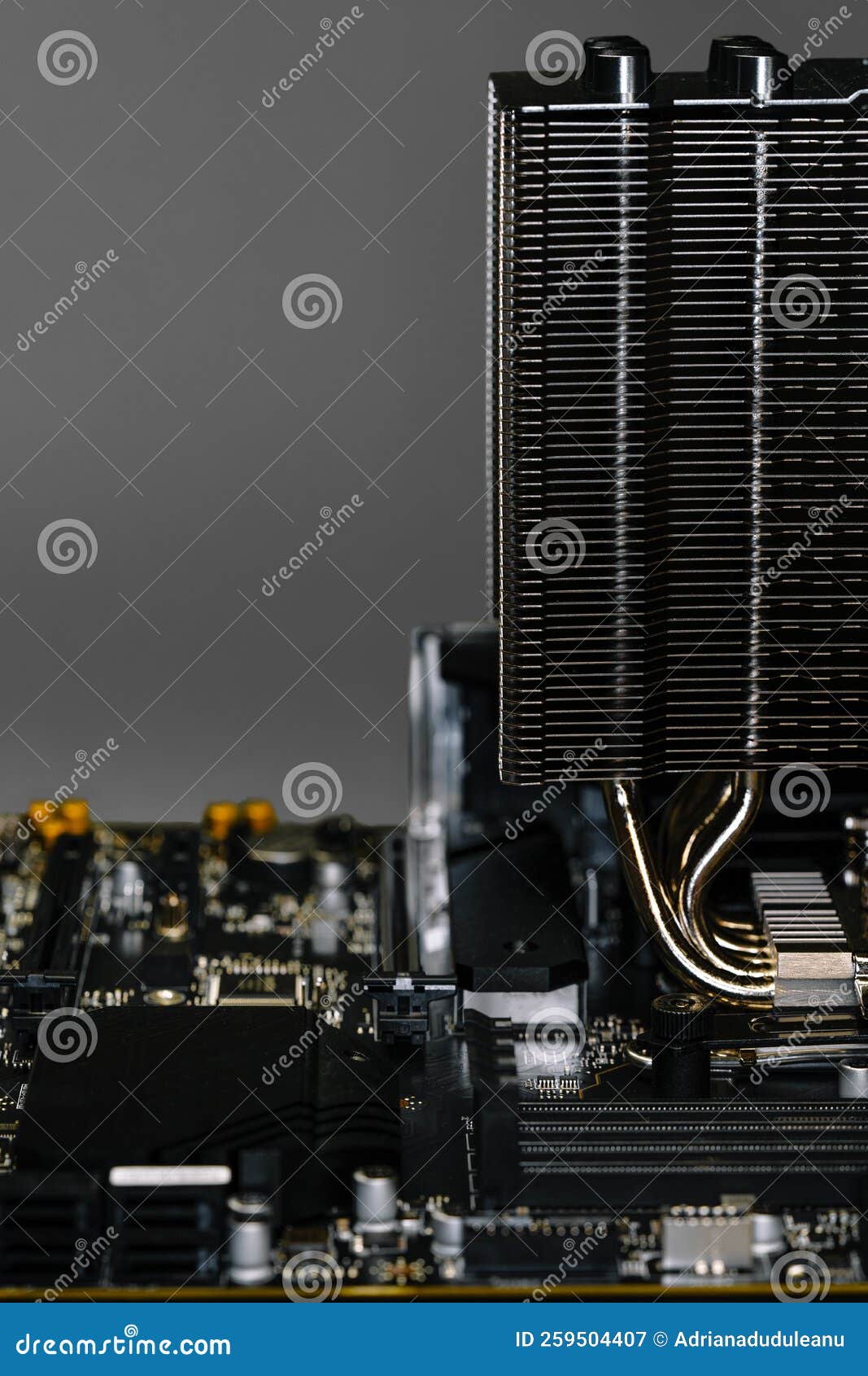 Personal computer parts stock image. Image of board - 259504407
