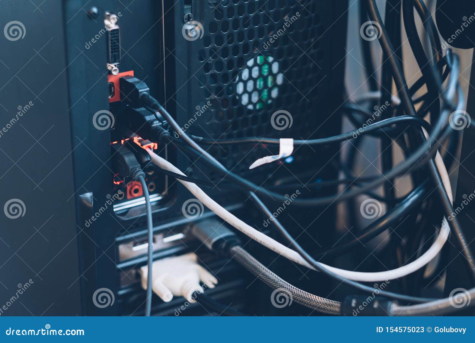 Personal Computer System Unit Host Controller Stock Image - Image of ...