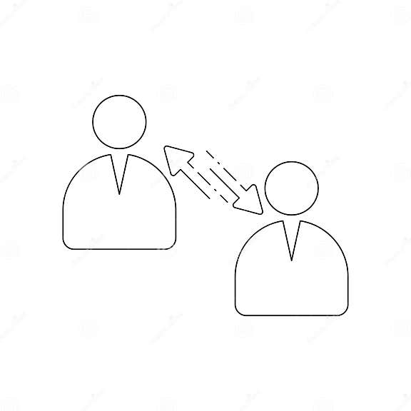 Personal Connection icon stock illustration. Illustration of icon ...