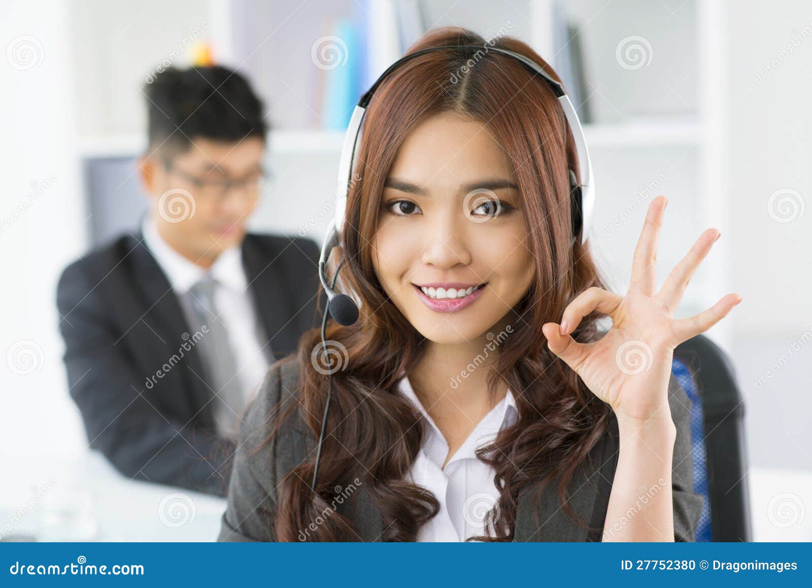 Personal consultant stock photo. Image of closeup, customer - 27752380