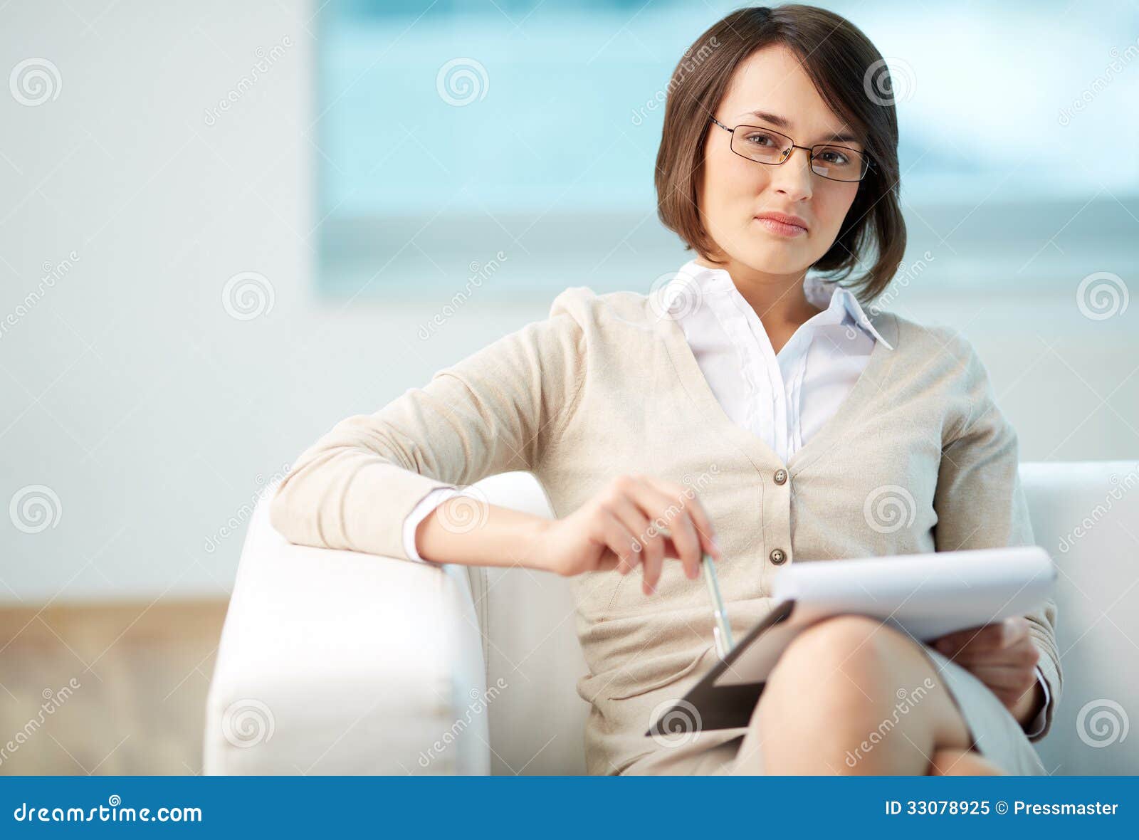 Personal counselor stock image. Image of looking, confident - 33078925