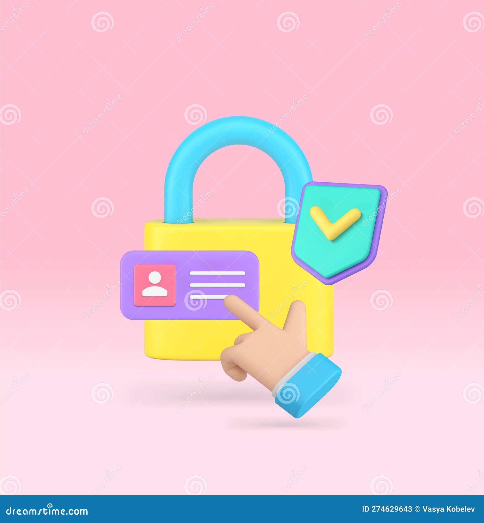 Personal Data Account Protect Access Cyber Security Information Safety ...