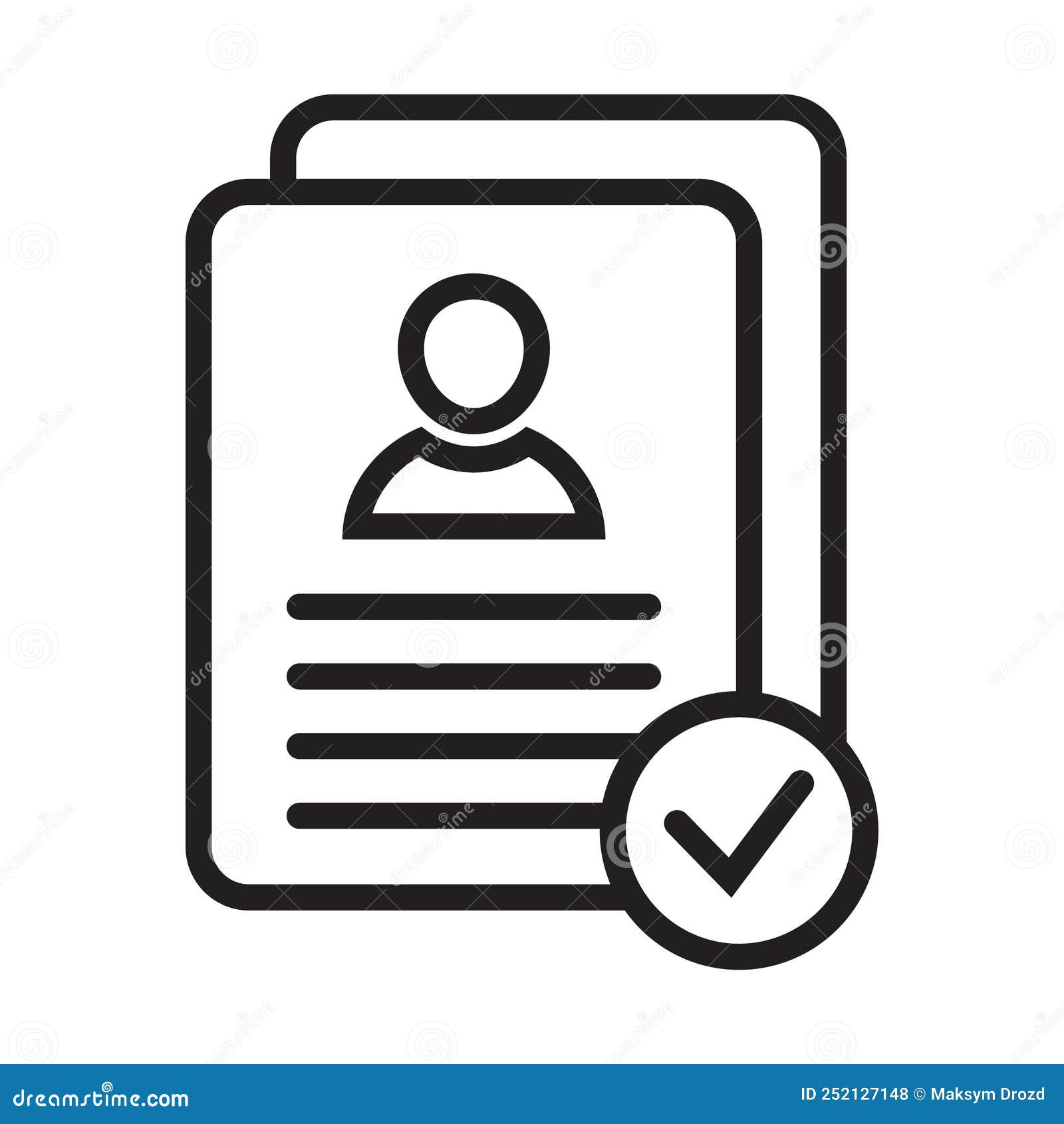 Personal Check Icon