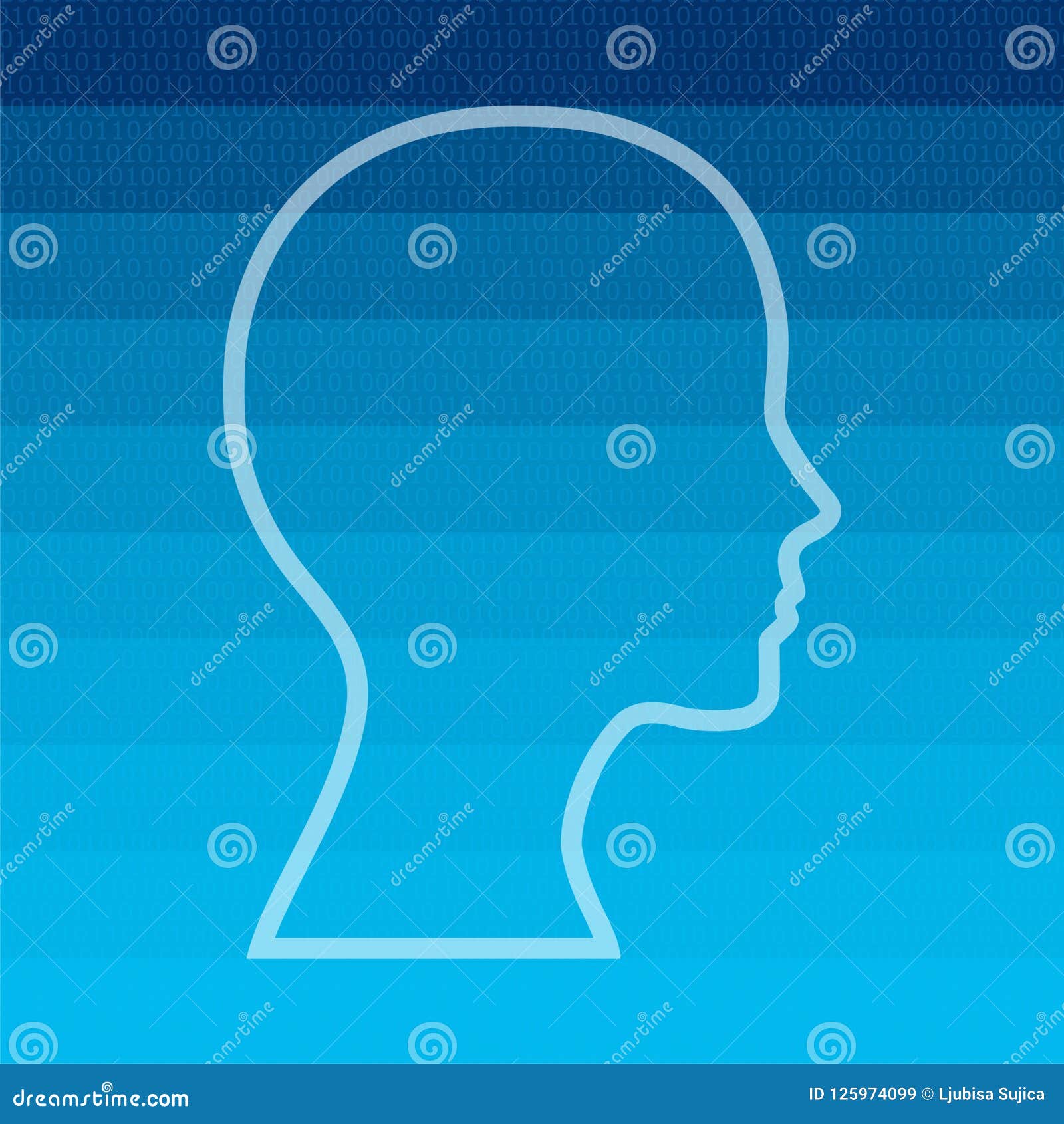 Personal Data Concept, Simple Vector Illustration Stock Vector ...