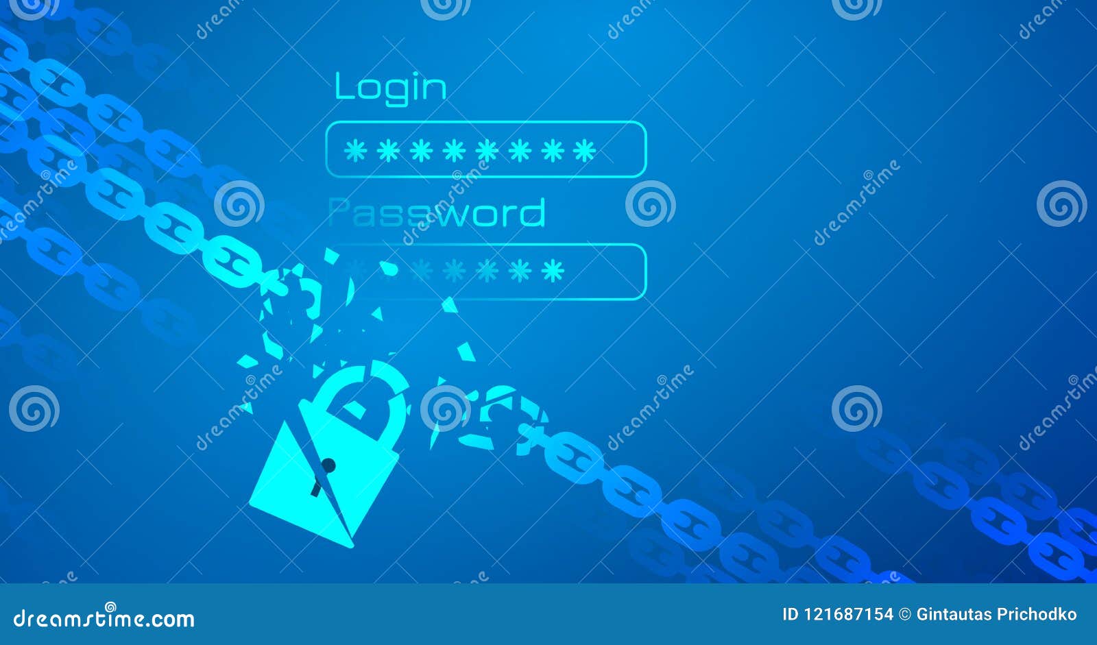 Data Protection Theme Abstract Image Stock Illustrations – 217 Data ...