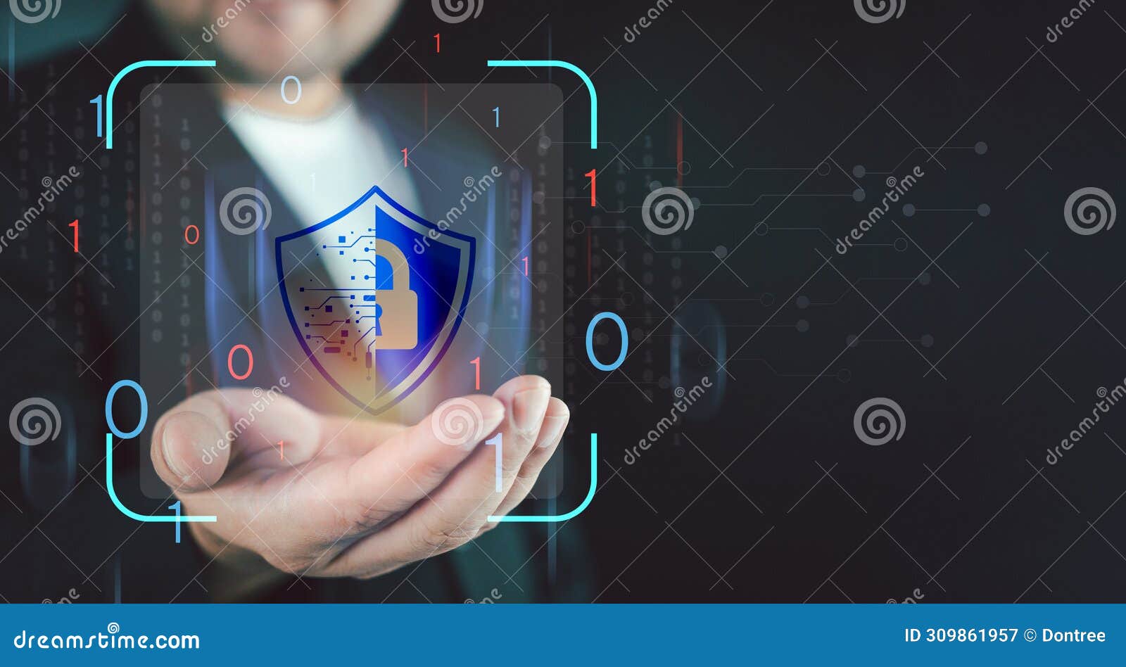 Personal Data with Privacy Network Concept. Cybersecurity and Privacy ...