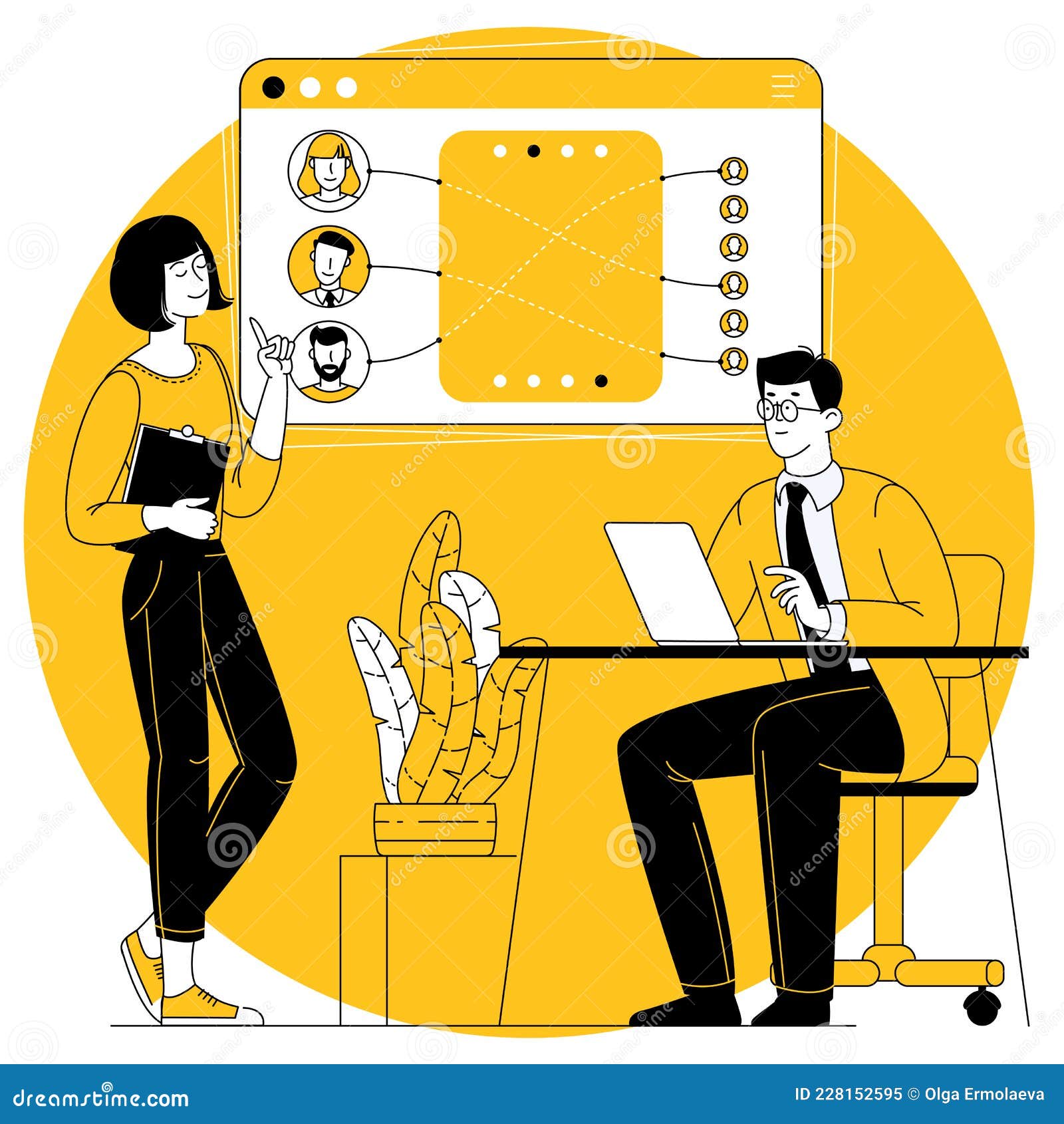 Anonymization Concept. Flat Vector Illustration | CartoonDealer.com ...