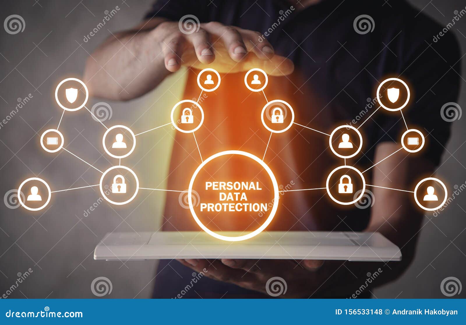 Personal Data Protection. Business, Internet, Technology Stock Photo ...