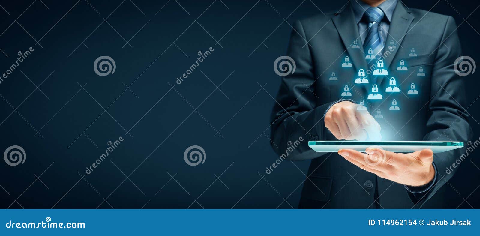 Personal Data Protection Concept Stock Photo - Image of digital ...