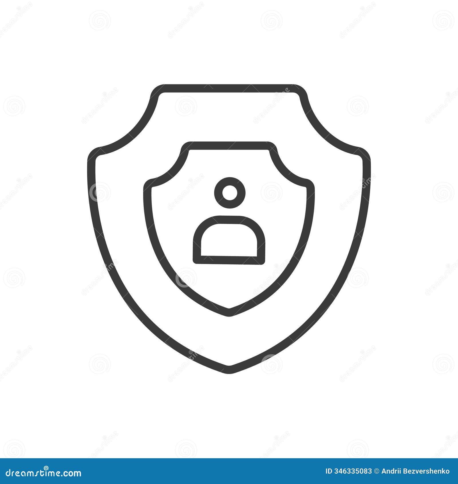 Personal Data Protection, Icon in Line Design. Personal, Data ...